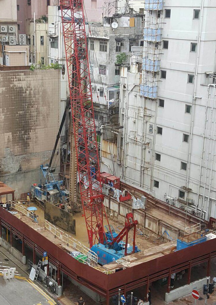 旺角 亞皆老街 29-31號 重建項目地基及地盤平整工程 - 地基及地盤平整工程 - 聯邦打樁及土木工程有限公司